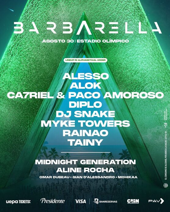Barbarella 2025: Cerveza Presidente y PAV Events revelan el lineup de ...